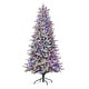 Palmetto Pine 7ft Flocked Tree with 9 Light Functions, 450 Dual LED ...