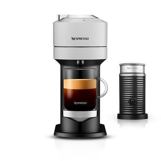 Nespresso Deluxe Compact Coffee, Espresso Machine w/ Milk Frother - Bed ...