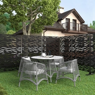 Outdoor Privacy Wall Garden Privacy Screen Decorative Room Divider ...