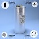 ONE Power 70/7.5-MFD, 370V or 440V Dual Run A/C Capacitor 70+7.5 uF ...