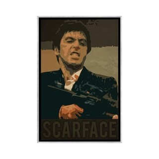 iCanvas "Scarface" by Durro Art Framed - Bed Bath & Beyond - 37691158