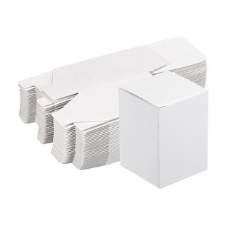 Paper Cardboard Boxes Gift Paper Box White 2x2x2.8 Inch for Gift Wrap ...