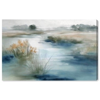 Hazy River II Landscape Art Canvas Print by Art Remedy - Bed Bath ...