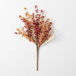 Artificial Mixed Berry Stem Multicolor 23"H - 6"L x 3"W x 23"H - Bed ...