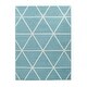 Modern Area Rug for Living Room Geometric Pattern in pastel colors ...