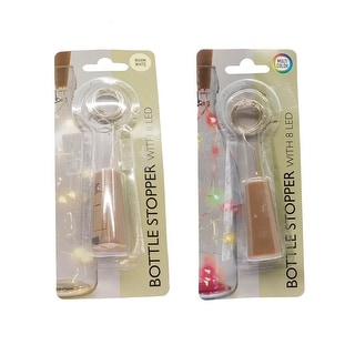 8 Light Battery Operated Bottle Stoppers LED Lighted Fairy Lights, 0.5 ...