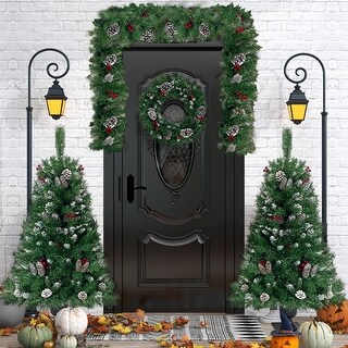 4-Piece Artificial Christmas Tree Srt - Bed Bath & Beyond - 36654986