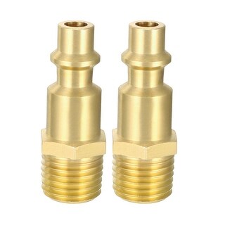 Quick Coupler , Air Quick-Connect Fitting , 1/4'' NPT Male Thread Plug ...