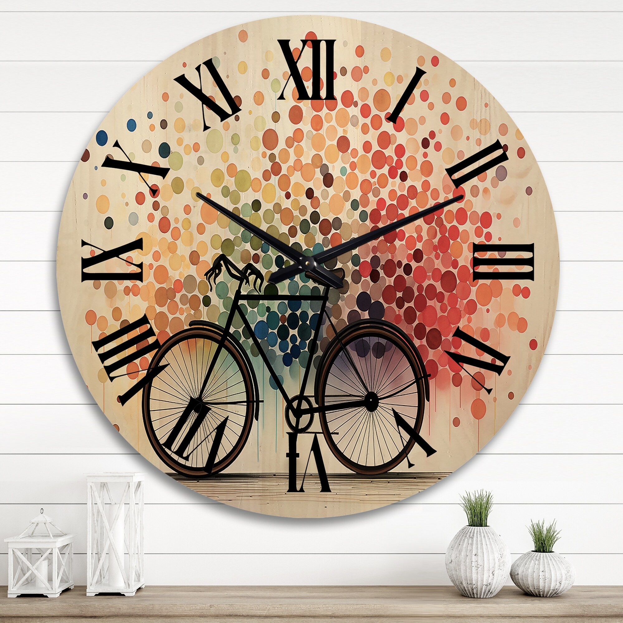 bicycle wheel wall clock