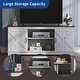 Farmhouse TV Stand for 65 Inch TV Media Console Entertainment Center ...