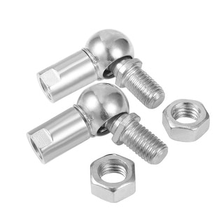 CS16 M10x1.5mm Carbon Steel Left Hand Rod End Ball Bearing with Stud ...