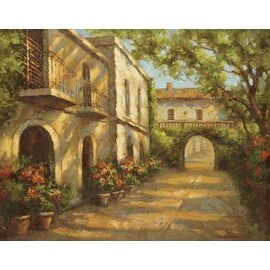 Arched Passageway by Bolo Architecture Art Print - Bed Bath & Beyond ...