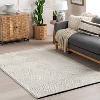 Brooklyn Rug Co Bijorne Modern Geometric Wool Area Rug - Bed Bath ...