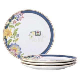 Tusker Garden Set Of 4 Salad Plates, 8.25" - Bed Bath & Beyond - 43435882