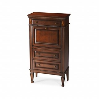 Classic Olive Ash Burl Secretary - Bed Bath & Beyond - 34167519