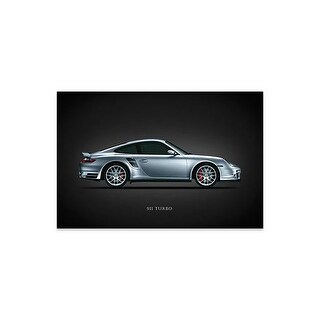 Porsche 911 Turbo Silver Print On Acrylic Glass by Mark Rogan - Bed ...