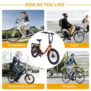 Adults Electric Bike Foldable Electric Bike Brushless Bike - Bed Bath ...