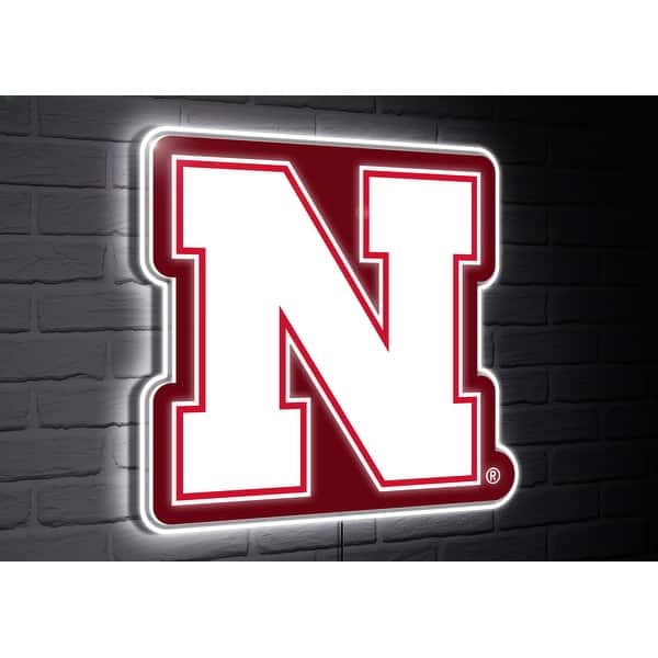 Nebraska Cornhuskers Team Logo LED Wall Decor Lighted Sign - Bed Bath ...