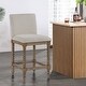 26" Chenille Spindle Legs Counter Stool - Bed Bath & Beyond - 40425618