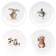 Royal Worcester Set of 4 Wrendale Designs Coupe Plates - 8 Inches - Bed ...