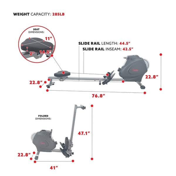 Sunny Health & Fitness Flywheel Rowing Machine - Bed Bath & Beyond ...
