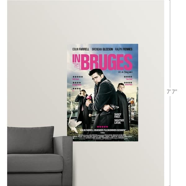 "In Bruges - Movie Poster - Danish" Poster Print - Multi - Bed Bath ...