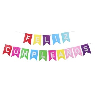1 Set Happy Birthday Banner with String, Happy Birthday Banner for ...