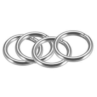 Welded O Ring, 30 x 4mm Strapping Round Rings Stainless Steel 4pcs ...