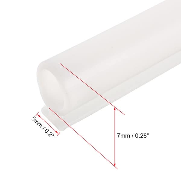 T-Slot Mount Window Weatherstrip Seal 7mm Bulb for 5mm Slot 3 Meters ...