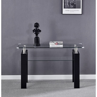 Console Table, Tempered Glass Top, Modern Foyer Area Table,Foyer Sofa ...