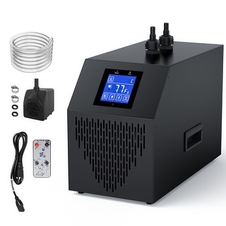 Aquarium Chiller, 42gal 1/10 HP Water Chillers, Hydroponic Cooler Fish ...