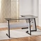 Christopher Knight L-shape Glass Office Desk Computer Desk - Gaming ...