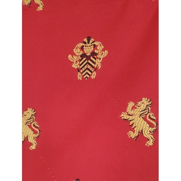 RLF Home Design Medieval Regal Valance Color Vermillion Red - Bed Bath ...