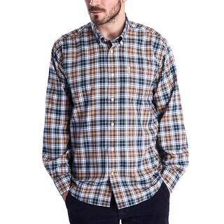 Barbour Men's Lund Regular Fit Plaid Thermo-Tech Button-Down Shirt ...