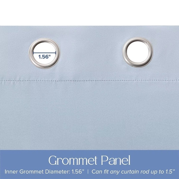 Ombre Light Filtering Grommet Panel Pair(2 Panels) - Bed Bath & Beyond ...