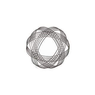 Silver Metal Orb with a 8.25" Diameter - Bed Bath & Beyond - 36514210
