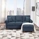 Rylee Rolled Arm Sectional with Pillows - Bed Bath & Beyond - 33326881