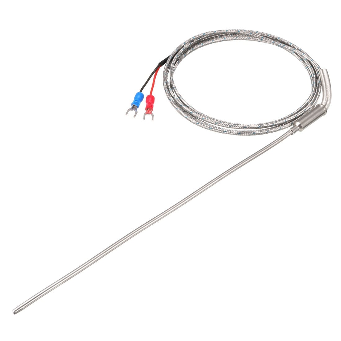 K Type Thermocouple Spring Type Temperature Sensor Probe 2 M Cable ...