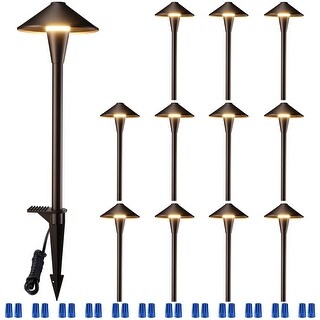 5W 3CCT Low Voltage Landscape Pathway Lights, 3000K/4000K/5000K ...