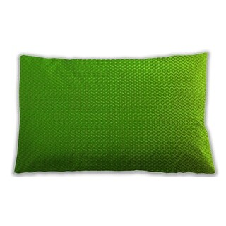 Ahgly Company Patterned Indoor-Outdoor Bright Green Lumbar Throw Pillow ...