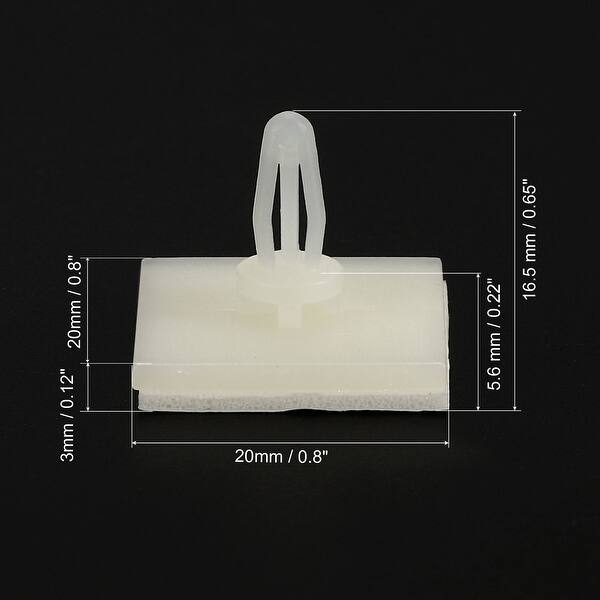 20 Pcs 5.6 mm Height Adhesive Standoff Reverse Mount Insulation Bracket ...