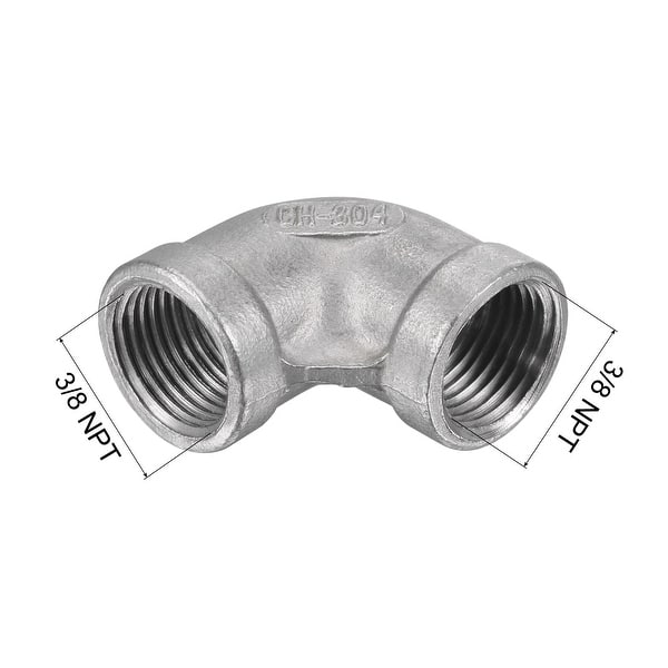Pipe Fittings Elbow NPT Female Thread Hose Connector Adapter 304 ...