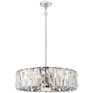 Metropolitan N7509-77 8 Light 26" Wide Crystal Drum Chandelier with ...