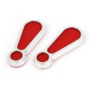 Unique Bargains Red Excalmatory Mark Reflective Self-Adhesive Car ...