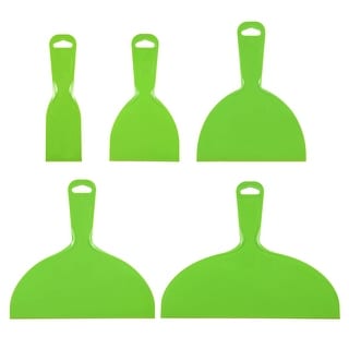 Putty Scraper Set (2", 4", 6", 8", 10") Flexible Plastic Putty Knife ...