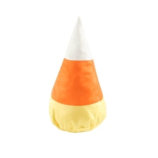 Lush Decor Candy Corn Shaped Decorative Pillow Single - Bed Bath ...