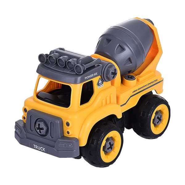 DIY Mixer Truck Take Apart -With Electric Vehicles Drill-Converts To ...