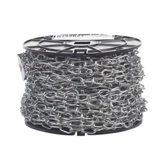 Campbell Chain 0722627 Inco Double Loop Chain 125' - Zinc - Bed Bath ...