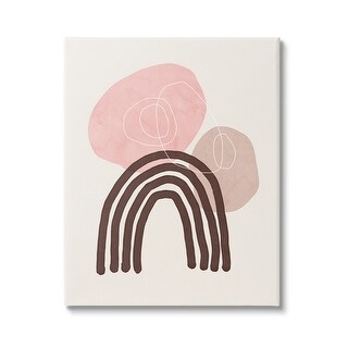 Stupell Fun Boho Rainbow Shapes Canvas Wall Art by Nina Blue - Bed Bath ...