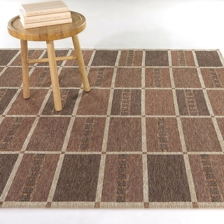 Damaso Color Block Indoor/Outdoor Area Rug - Bed Bath & Beyond - 38934315